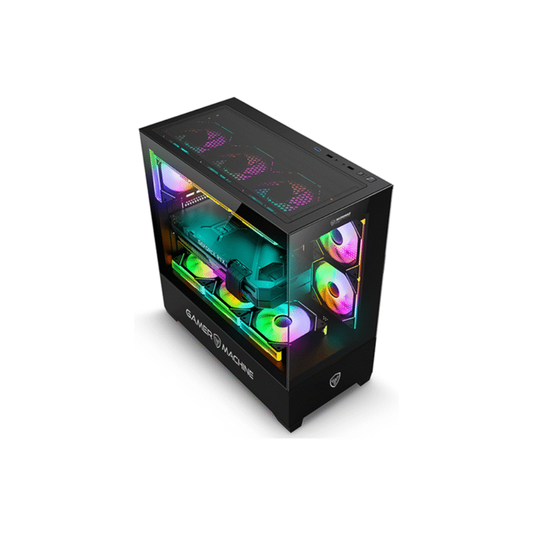 CASE MICRONICS ICUBE MIC GC800-6 BLACK ARGB SIN FUENTE VIDRIO TEMPLADO ...